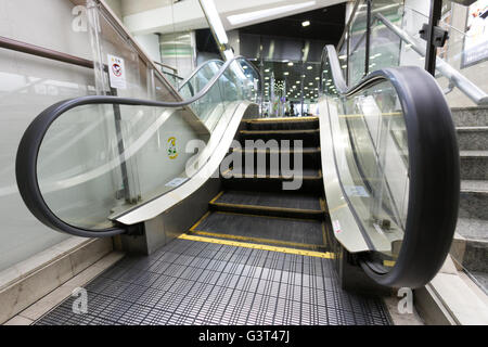 The world's shortest escalator in the basement of More's Department ...