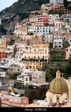 The structure of the town of Positano is very original; its buildings ...