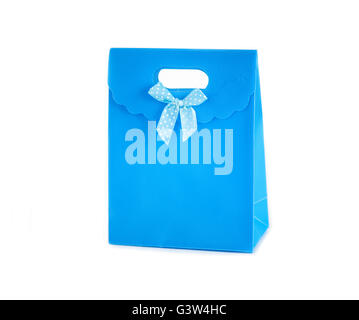 gift bag isolated on white background Stock Photo - Alamy
