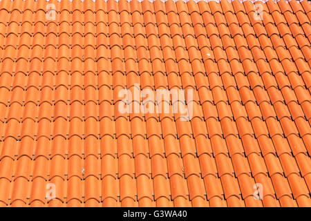 pattern detail of orange ceramic roof tiles Stock Photo - Alamy