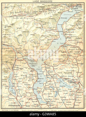 map of lake maggiore Stock Photo - Alamy