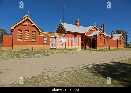 Historic railway station, Deepwater, New South Wales, Australia Stock ...