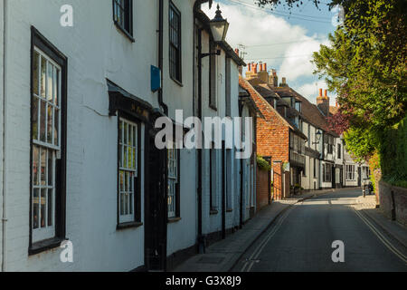 Sunny spring afternoon on The Mint in Rye, England Stock Photo - Alamy