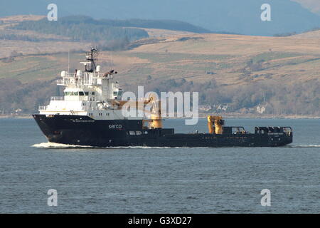 SD Northern River, a multi-purpose auxiliary vessel operated by Serco ...