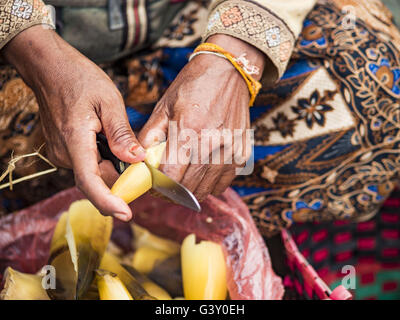 June 16, 2016 - Pakse, Champasak, Laos - The Communist hammer and ...