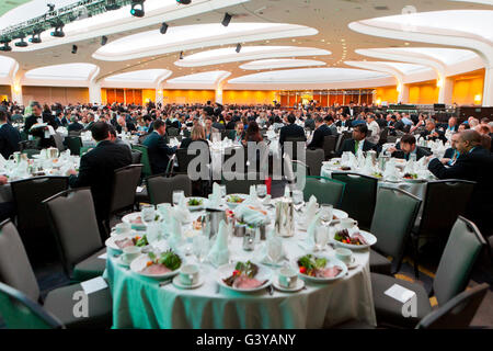 Banquet dining hall for large event at the Hilton Hotel - Washington ...