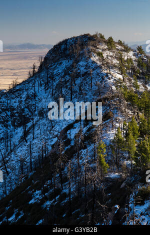 Snow coats the higher elevations of the Huachuca Mountains and other ...