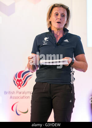 Penny Briscoe MBE, Chef de Mission, poses for a portrait during the ...