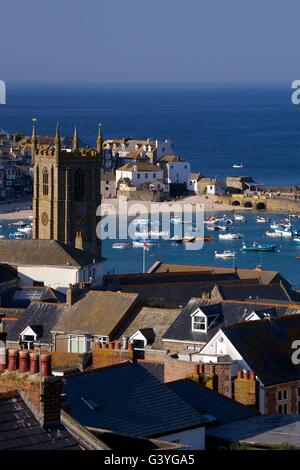 St Day Old Church, St Day Cornwall Stock Photo - Alamy