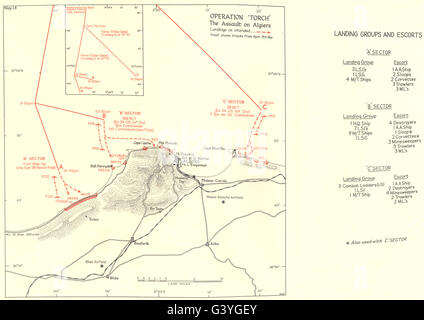 ALGERIA: Operation Torch: Landings (8th-13th Nov) 1942 : Assault Oran ...