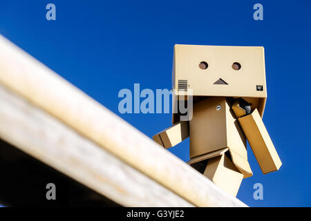 A Danbo Danboard fictional Robot Character. Danbo is a fictional ...