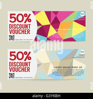 Voucher discount card vector illustration blue Stock Vector Image & Art ...