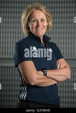 Penny Briscoe MBE, Chef de Mission, poses for a portrait during the ...