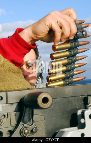 Reloading Machine Gun Stock Photo - Alamy