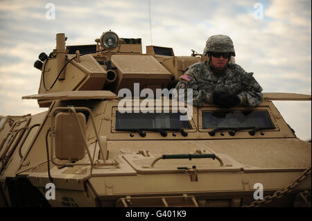 A M1117 Guardian Armored Security Vehicle of the Iraqui Police is ...