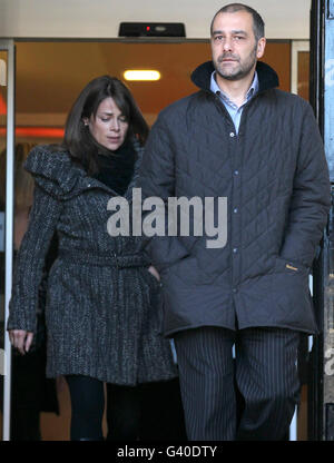 Mark and Karen Porcelli, parents of Ben Porcelli, leave Lanark Sheriff ...