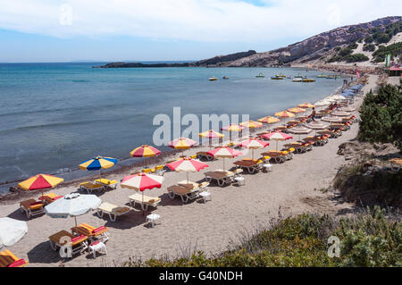Paradise (Paradeisos) Beach, Kos (Cos), The Dodecanese, South Aegean ...