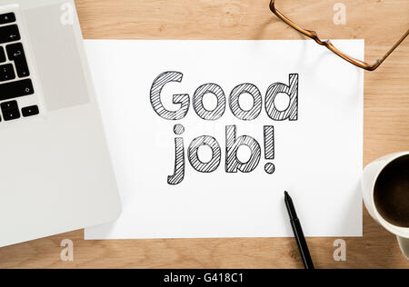 Word writing text Good Job. Business concept for encourage someone for ...