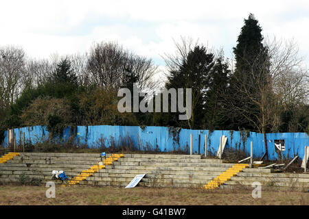 Soccer - Old Football Grounds - Colchester United - Layer Road Stock ...