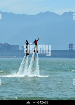 Members of China's team perform in the team free routine final in ...