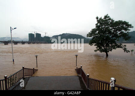 Nanping, China's Fujian Province. 18th June, 2016. The bottom of a ...