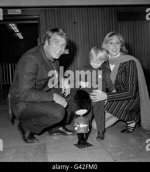Two year old Mark Ifield, and his mother, Gillian, were on hand at ...