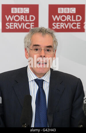 Peter Horrocks, Director of BBC Global News is interviewed by Press ...