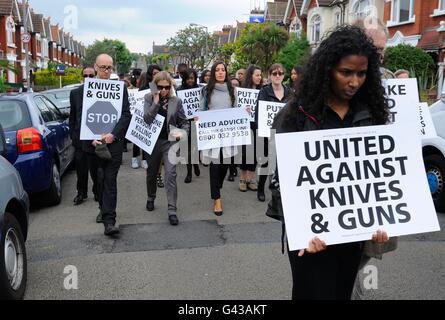 Friends and family of Lewis Elwin, who was fatally stabbed in Tooting ...