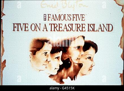 Enid Blyton's first Famous Five Children's Book Five on a Treasure ...