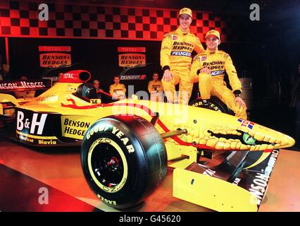 The 1997 Jordan 197 was a Formula 1 racing car featuring a Peugeot ...