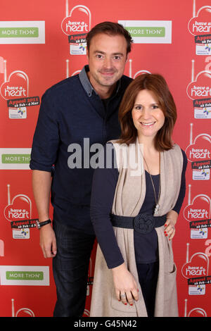 Heart FM presenters Jamie Theakston, Emma Bunton and Toby Anstis help ...