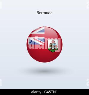 Bermuda round flag icon with shadow Stock Vector Image & Art - Alamy