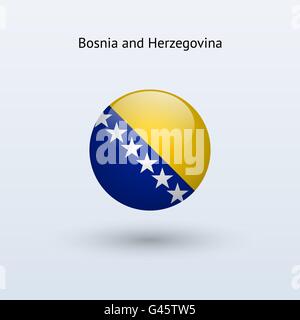 waving flag of Bosnia. Template for independence day. vector ...