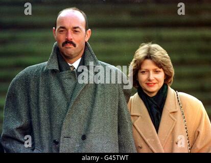 Former Liverpool goalkeeper Bruce Grobbelaar with his wife Debbie at ...