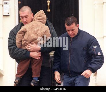 Patsy Kensit Actress and her son james at heathrow airport Stock Photo ...