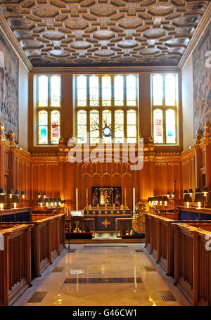 A general view of the interior of the Chapel Royal at St James's Palace ...