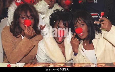 Chart-topping girl group Eternal (l to r) Easther and Vernie Bennett ...