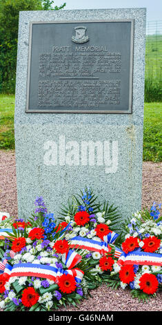 Hiesville, Normandy, France - Memorial to Brigadier General Don ...