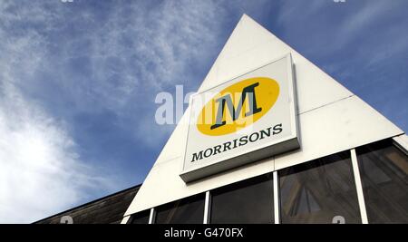 A general view of a Morrisons supermarket in Wimbledon Stock Photo - Alamy