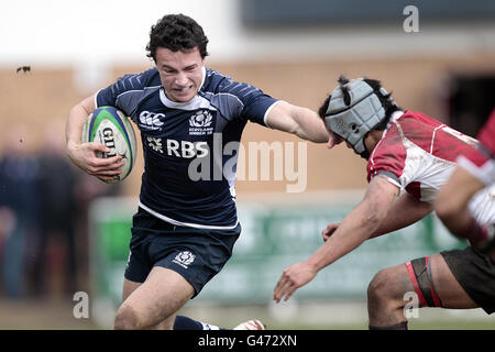Rugby Union - Scotland U18 v Japan Schools - Braidholm. Scotland under ...