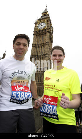 News - MPs Training For The London Marathon - London Stock Photo - Alamy