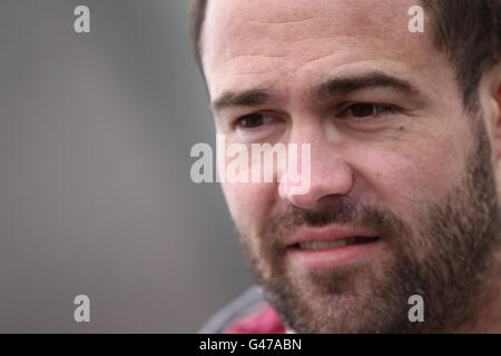 Paralympic Swimmer Dave Roberts poses for the photographer during a ...