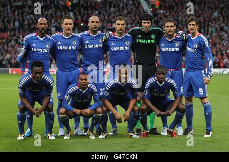 CHELSEA TEAM CHAMPIONS LEAGUE FINAL 2008 LUZHNIKI STADIUM MOSCOW ...