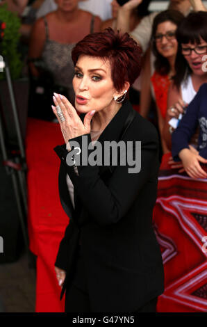 Sharon Osbourne judge on The X Factor pictured with her team Cassie ...