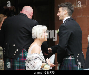 Caleb Knightley wedding Stock Photo - Alamy