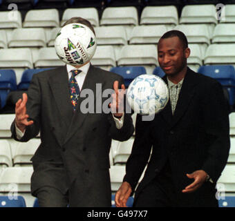 Birmingham City Football Club Secretary Alan Instone and his assistant ...