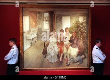 "Large Interior, W11 (After Watteau)", by Lucian Freud, Britain's ...