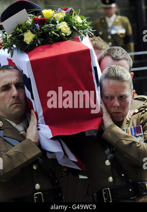 Captain Lisa Jade Head funeral Stock Photo - Alamy