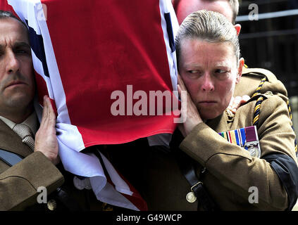 Captain Lisa Jade Head funeral Stock Photo - Alamy