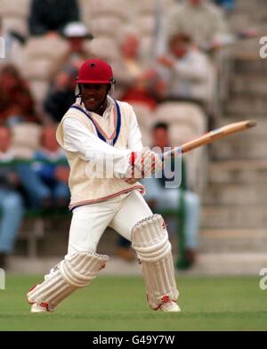 Cricket - West Indies. Gus Logie, West Indies Stock Photo - Alamy